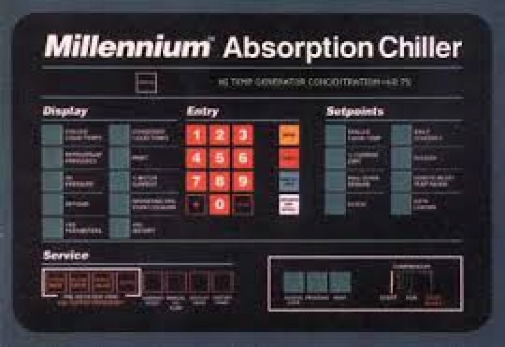 Keypad Millennium Absorption Chiller - Technical Cart