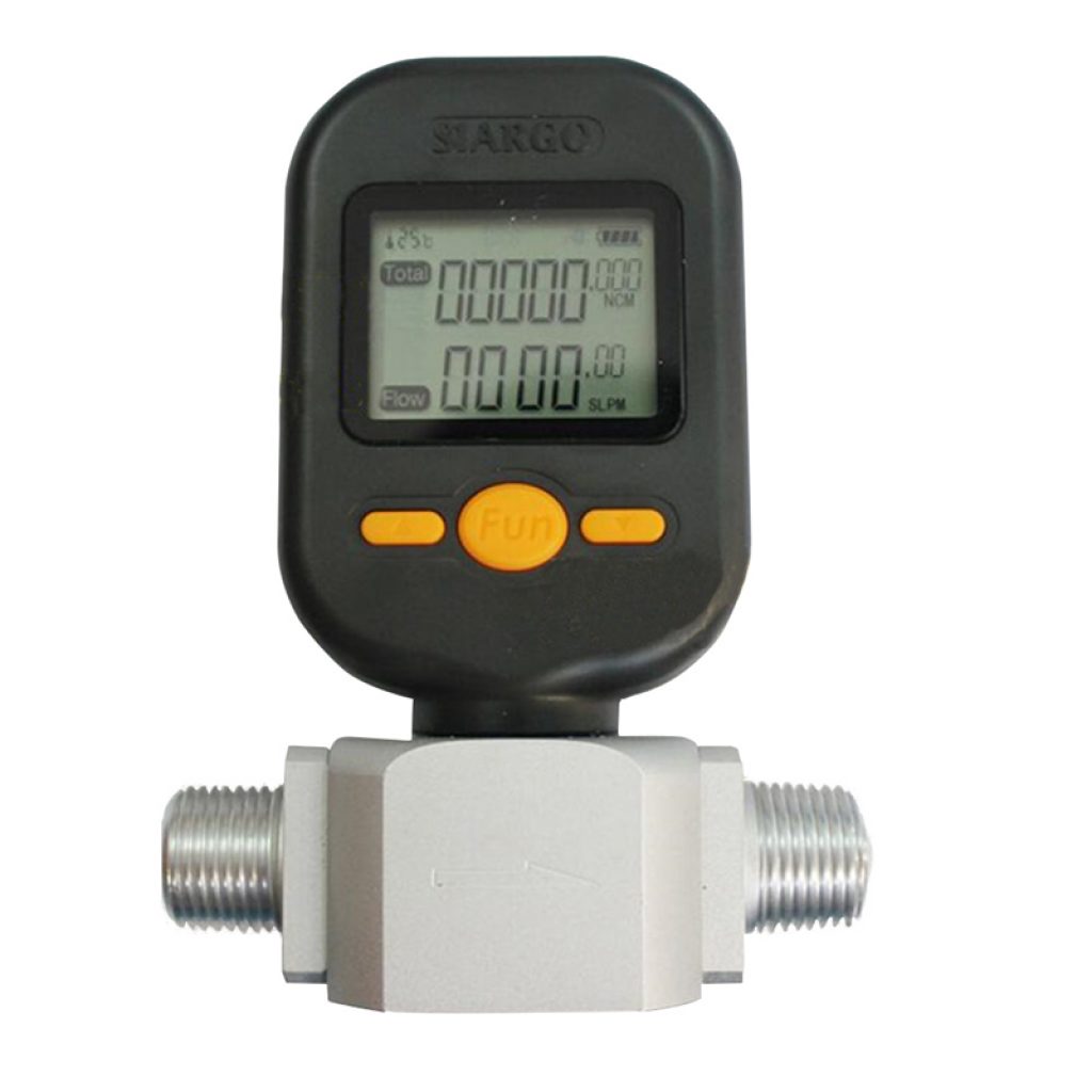 New MF5712 Flow Meter 0-0L/min Electronic Digital Gas Mass Flowmeter ...